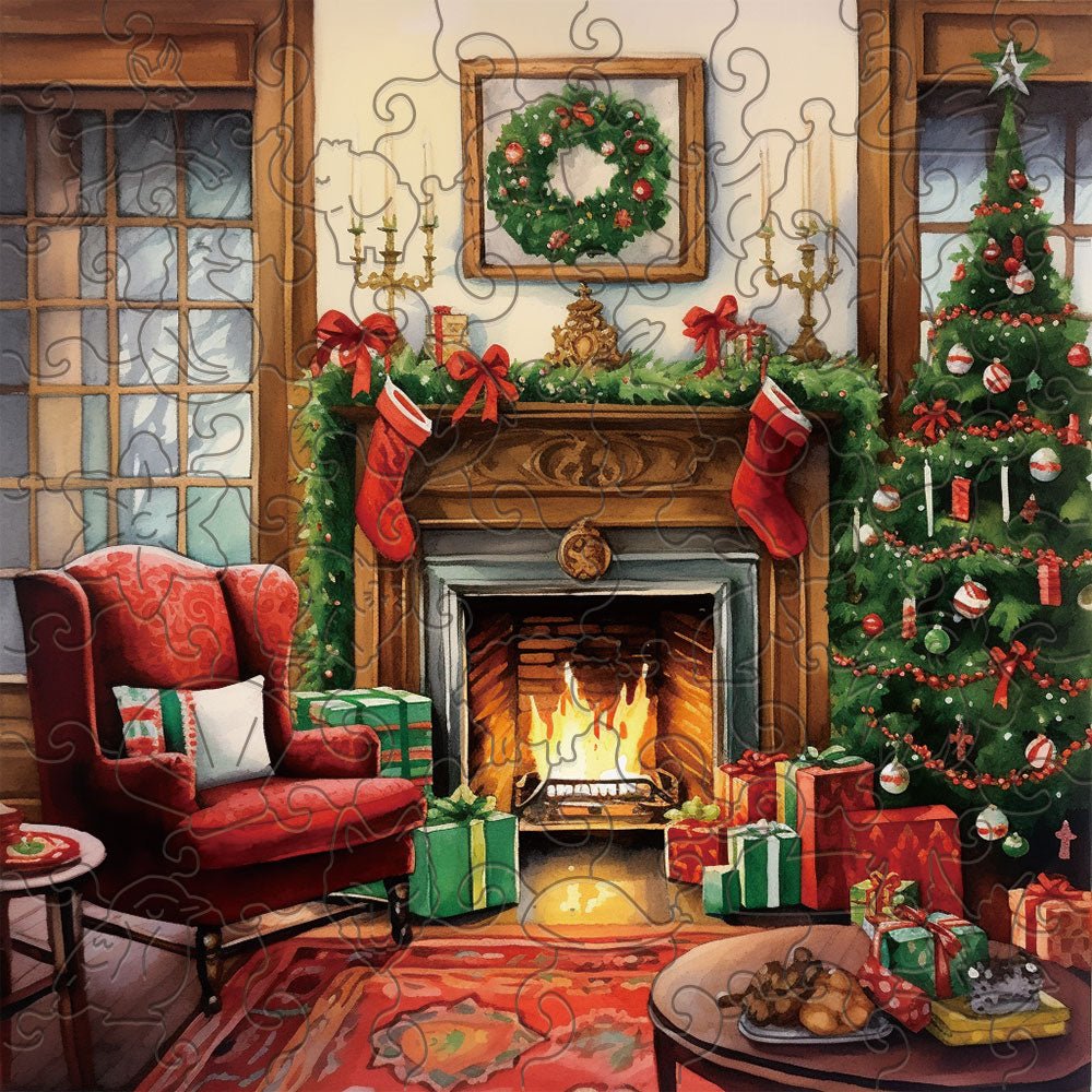A bonfire puzzle in the Christmas Hall – Unipuzzles