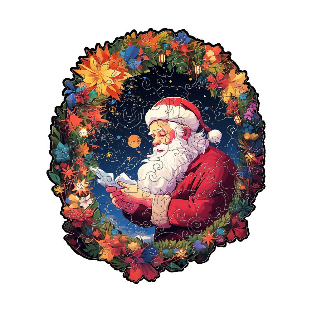 Father Christmas Wooden Puzzles for Nighttime Readings – Unipuzzles